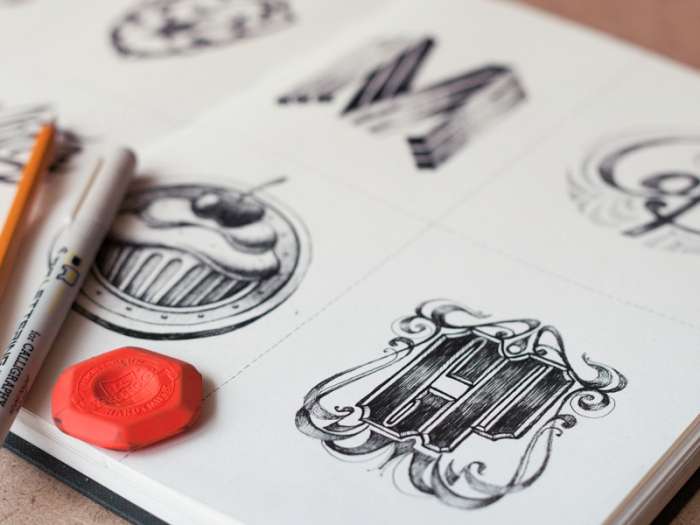 Inspirational Sketches of LOGO Designs